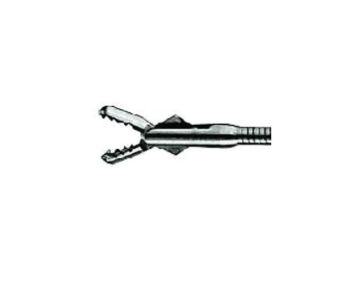 Spoon grasping forceps, oval and serrated - Rigid - Rg Medical